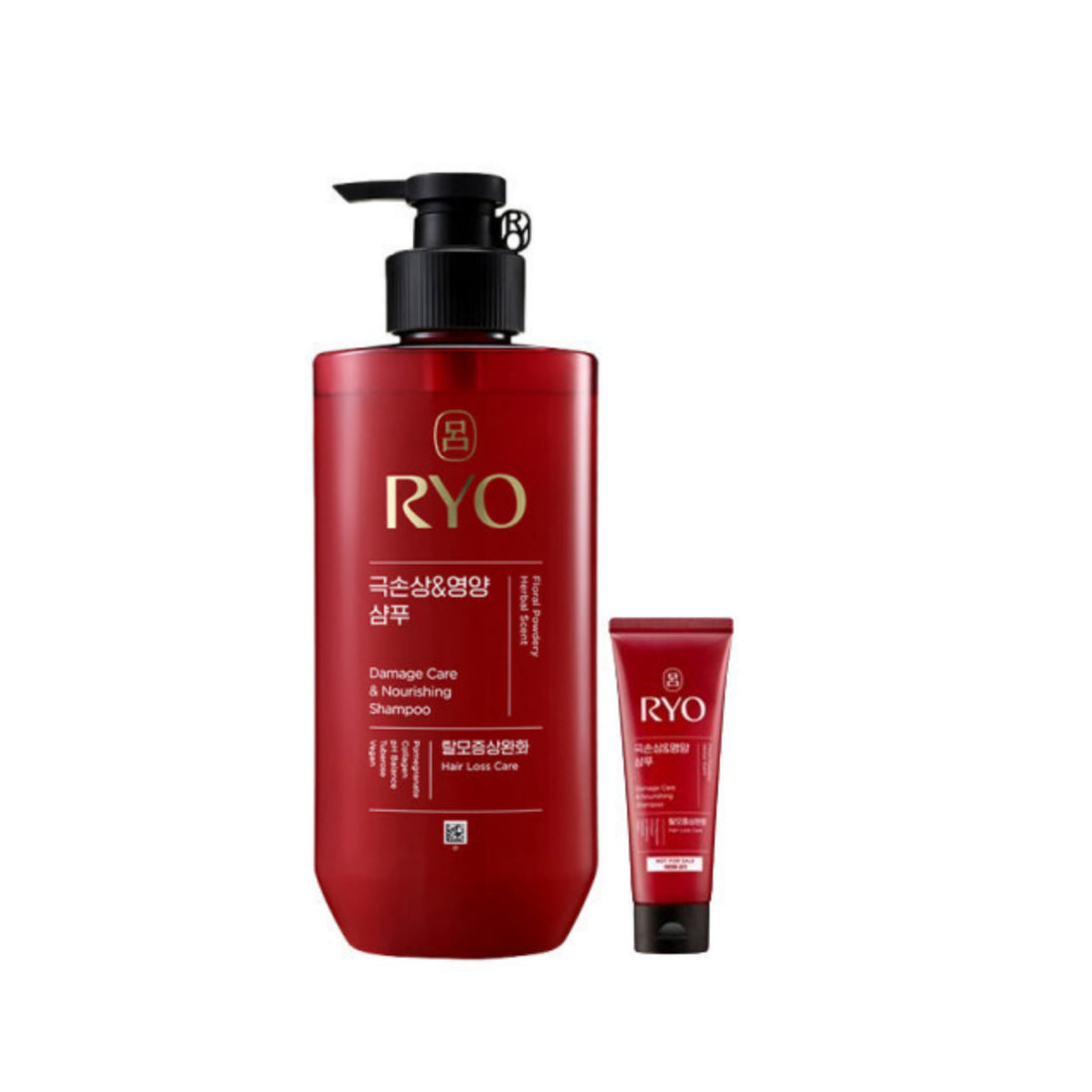 M Beauty + Ryo Damage Care Shampoo 480ml + 112ml