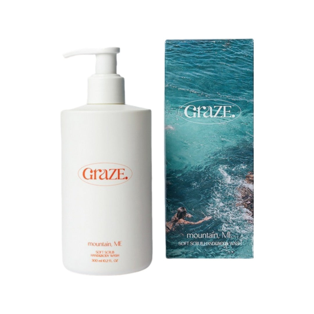 M Beauty + GRAZE POINT SOFT SCRUB HAND&BODY WASH [mountain, ME] - 300ml