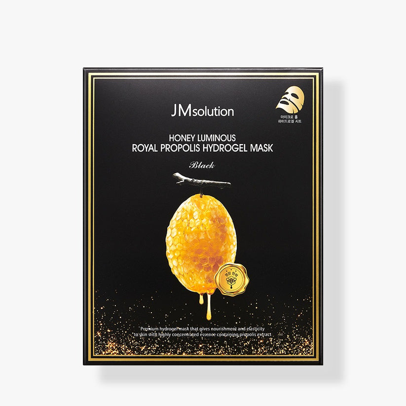 M Beauty + JMSolution honey luminous royal propolis mask black - 30mlx10ea