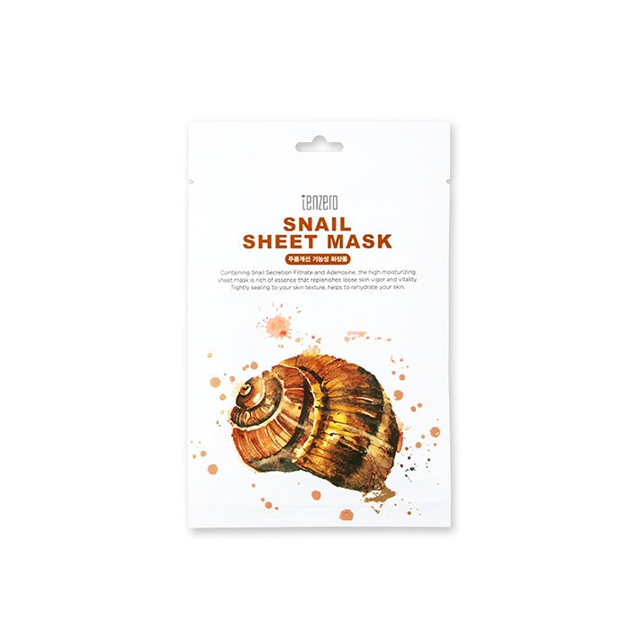 M Beauty + TENZERO SNAIL SHEET MASK - 25ml*10ea