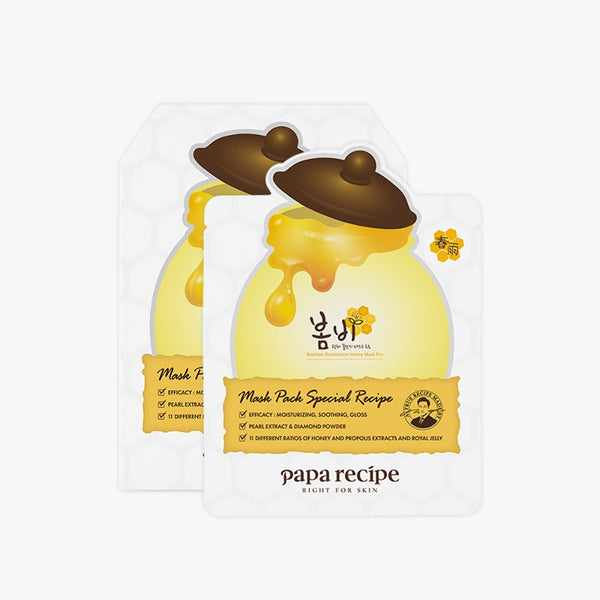 M Beauty + Papa Recipe Bombee Whitening Honey Mask 25g * 1ea - 25g*10ea